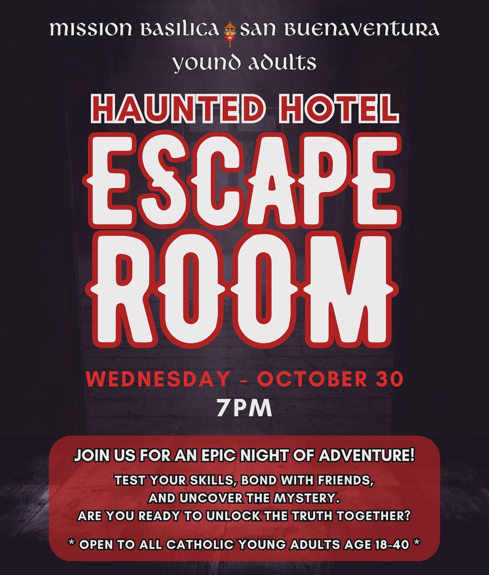 Haunted Hotel Escape Room – Spirited Lamb