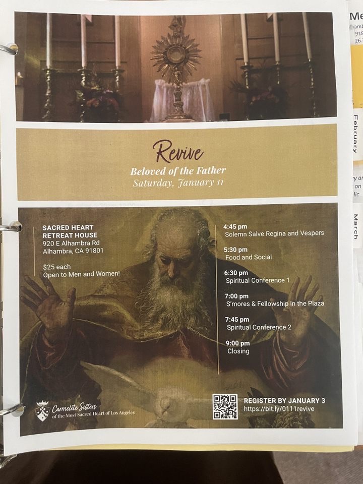 Carmelite Sisters’ Revive Night – Spirited Lamb